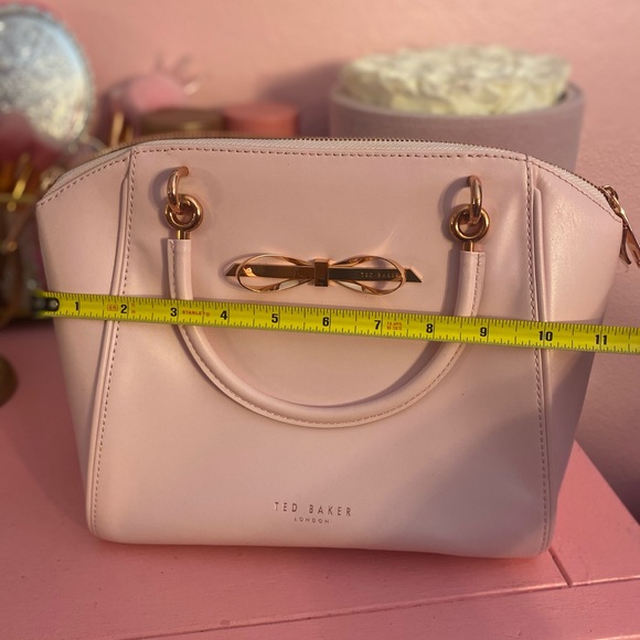 Ted Baker | Bags | Ted Baker Purse Light Pink Nwot Metal Handles Sturdy ...